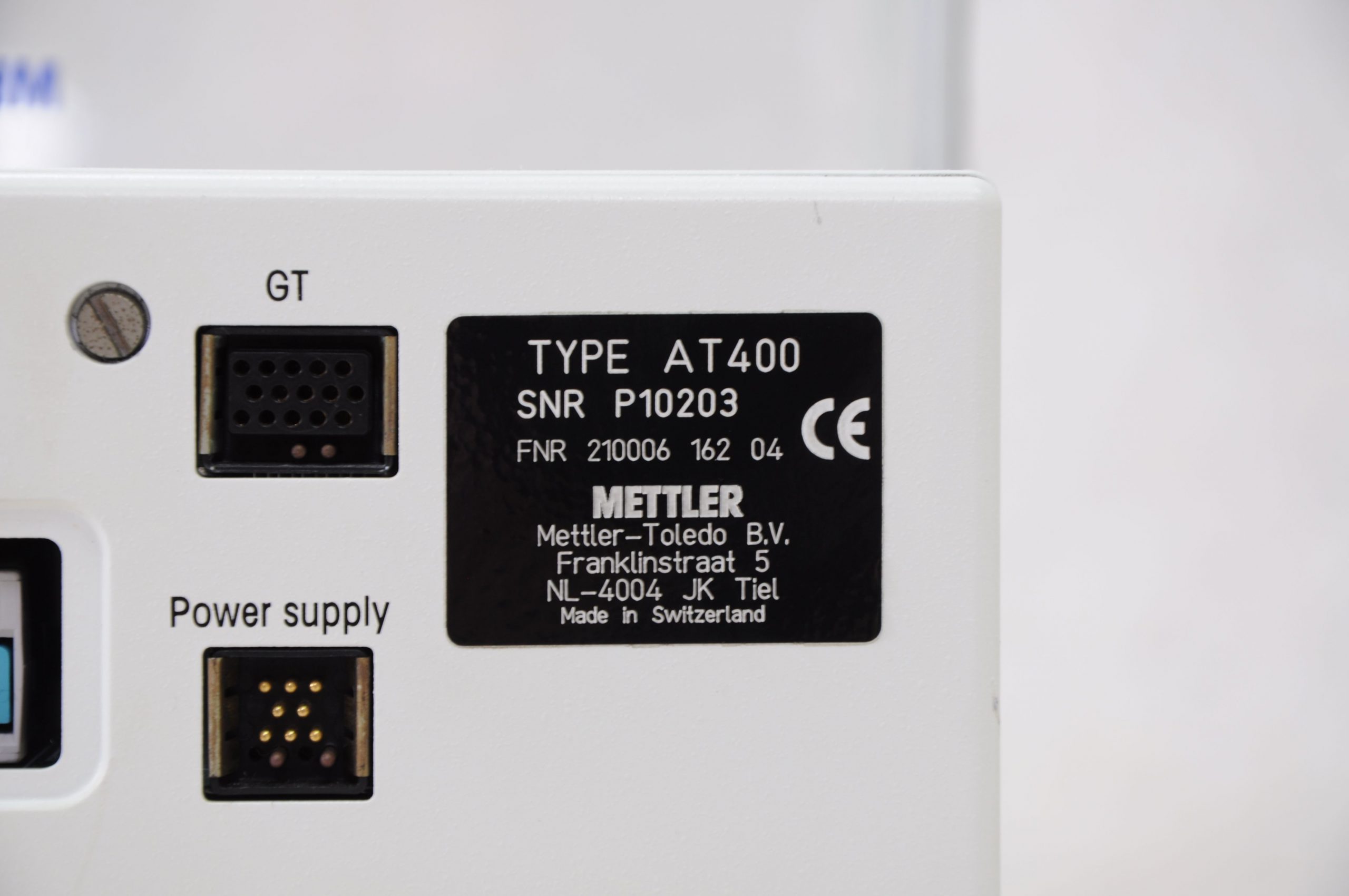 Mettler AT400 Waage - Gemini BV