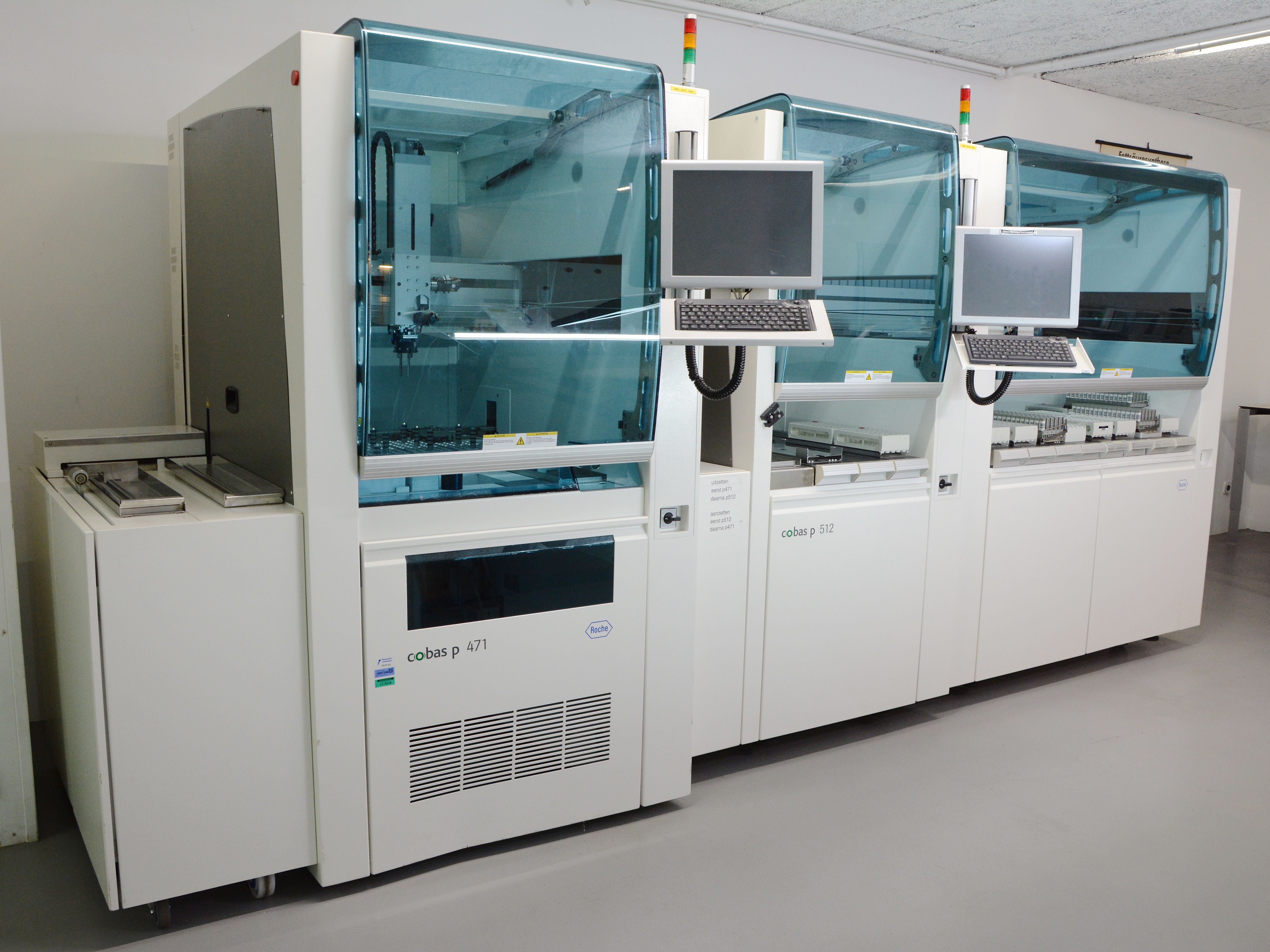 Cobas p471 Zentrifuge & p512 Präanalytische System - Gemini BV