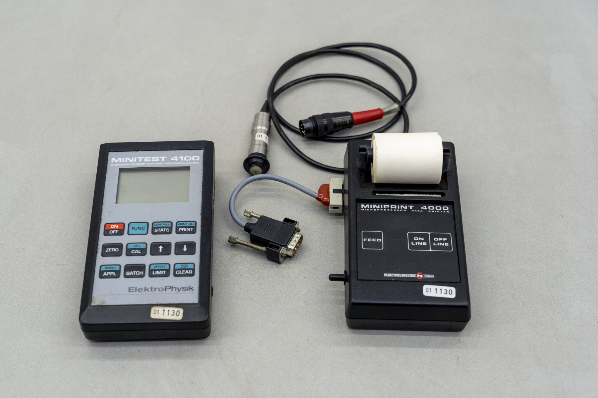 ElectroPhysik MiniTest 4100 Dickenmessgerät und Drucker 4000 - Gemini BV